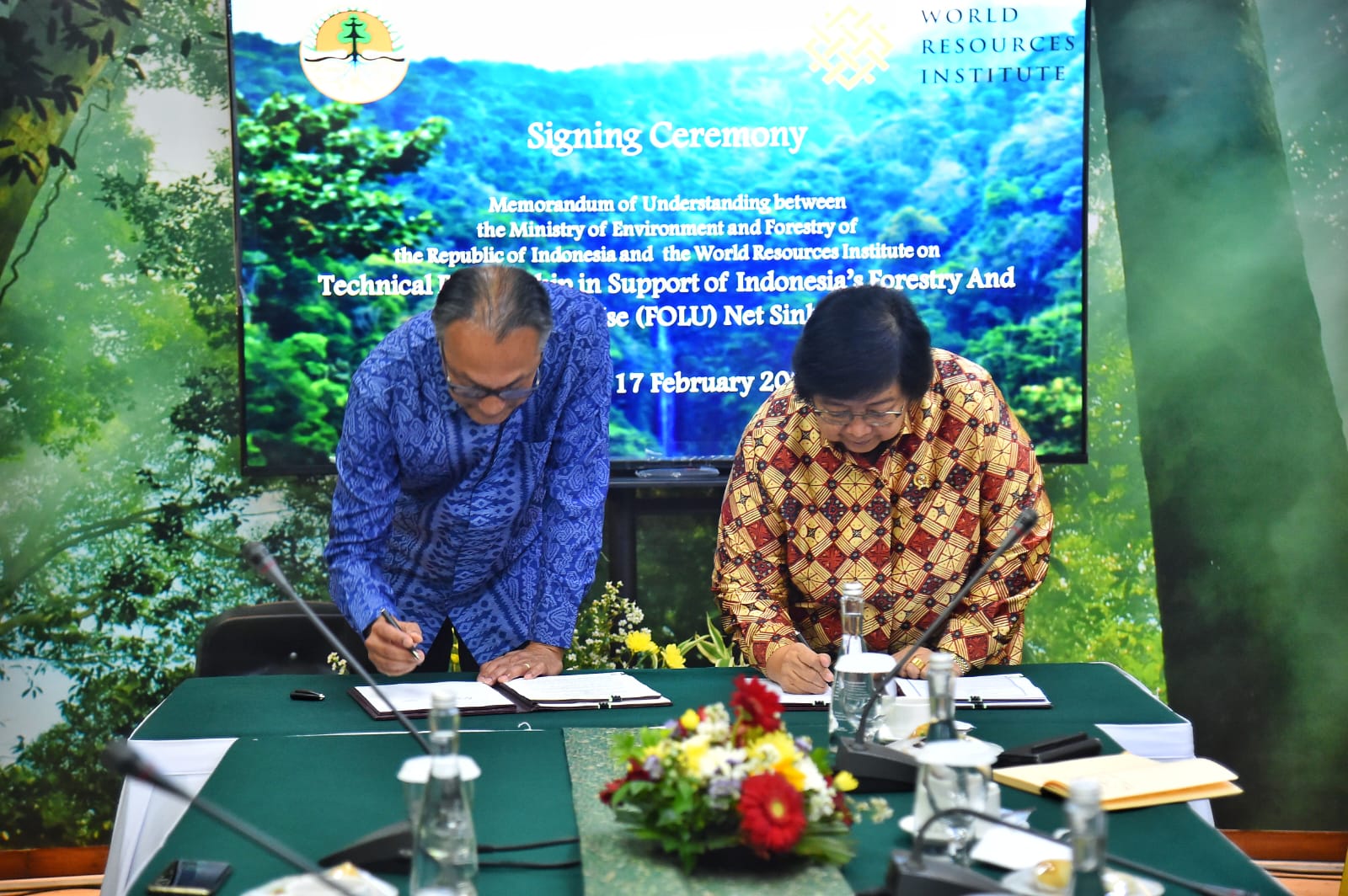 Kementerian LHK dan WRI Jalin Kerjasama Dukung FOLU Net Sink 2030 ...