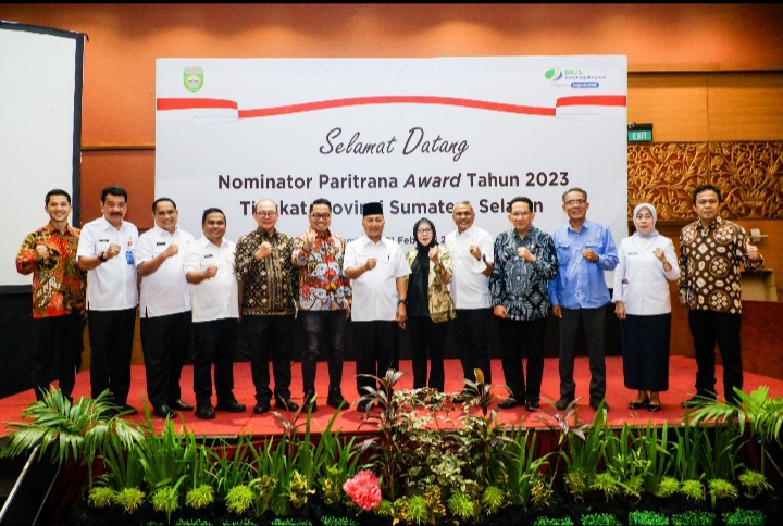Pj Bupati Muba Pukau Tim Sembilan Penilai Paritrana Award 2023 - katanda.id