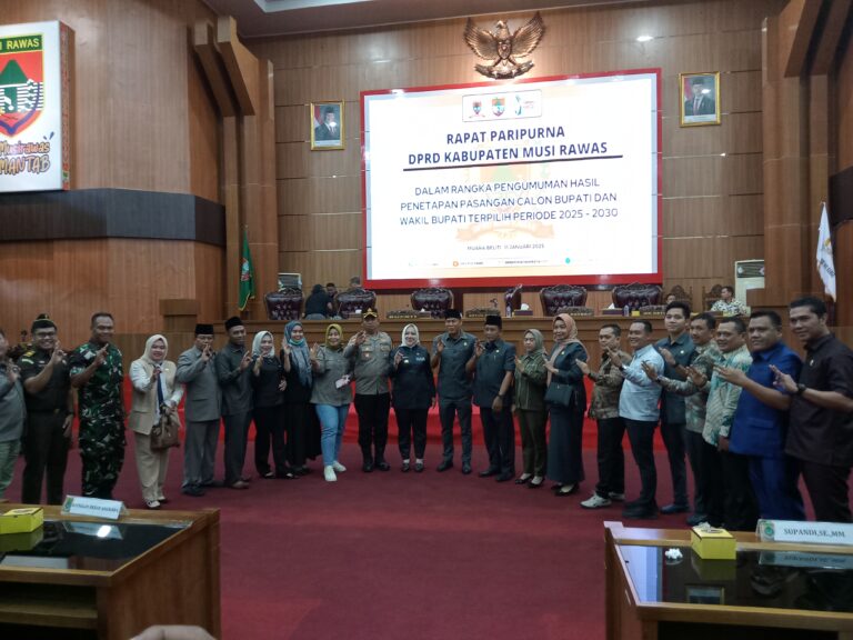 DPRD Musi Rawas Gelar Paripurna Usulan Pemberhentian Bupati dan Wakil Bupati Periode 2021-2025 ...